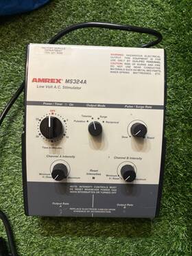 AMREX MS324A Dual Channel Volt Ac Muscle Stimulator Power